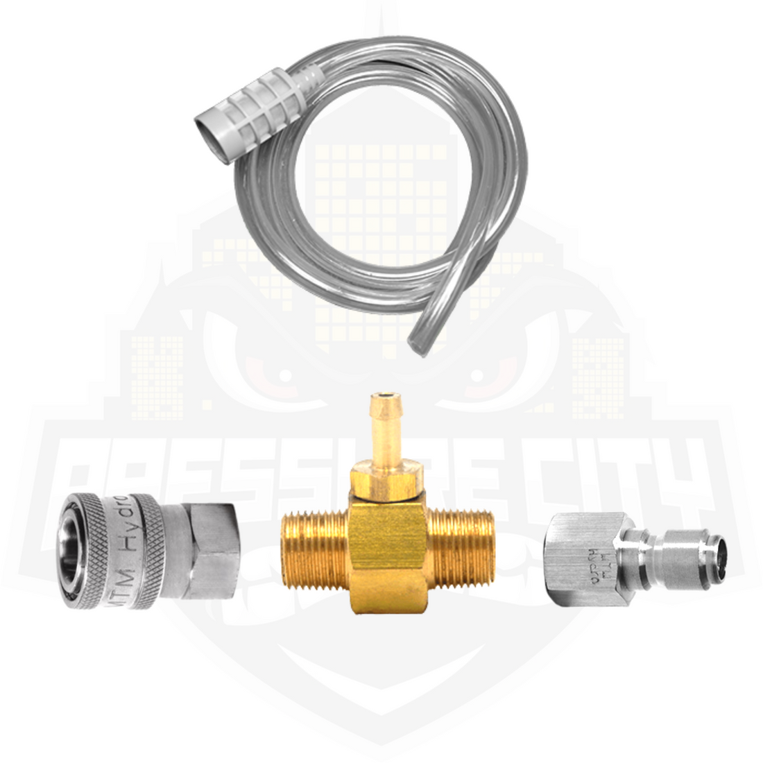 Downstream injector kit - Stainless Steel Quick Connects – Pressure City